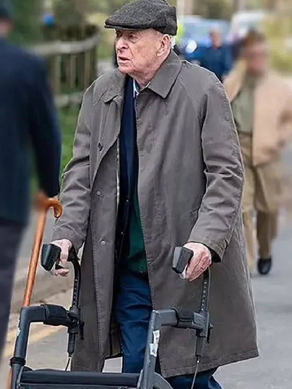 The Great Escaper Michael Caine Grey Coat - Jacket Hub
