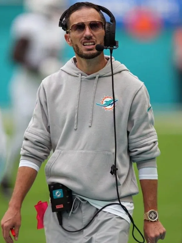 NFL Miami Dolphins Mike McDaniel Hoodie - Jacket Hub