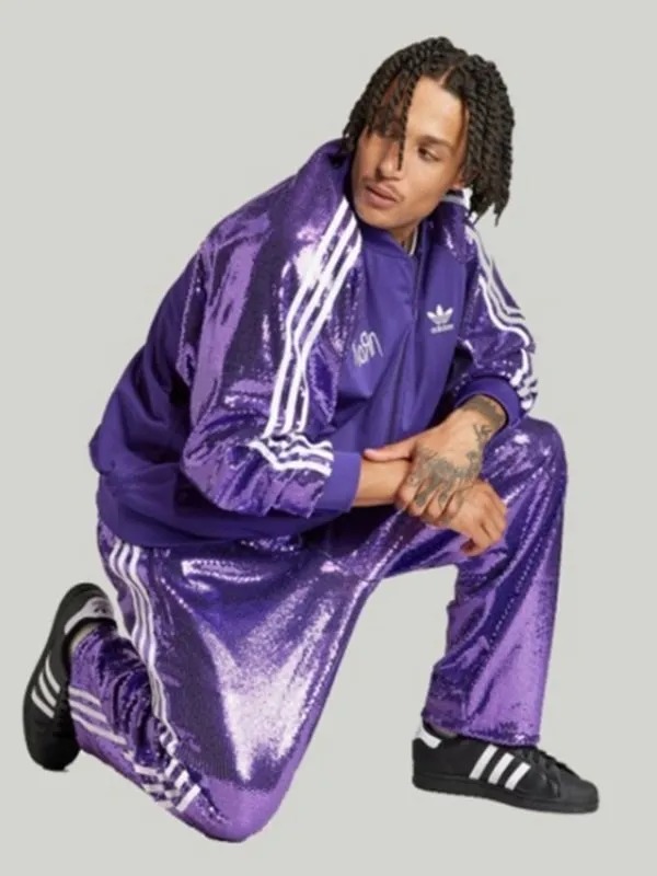 Jonathan Davis Purple Tracksuit - Jacket Hub