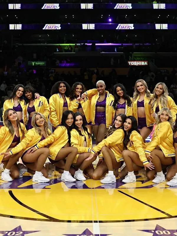 Lakers Girls Yellow Varsity Jacket - Jacket Hub
