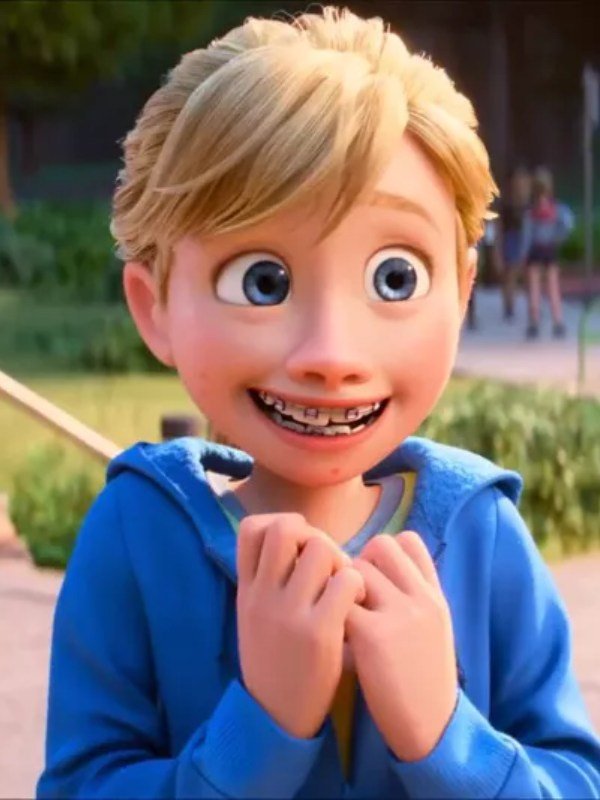 Inside Out 2 Riley Anderson Blue Hoodie - Jacket Hub