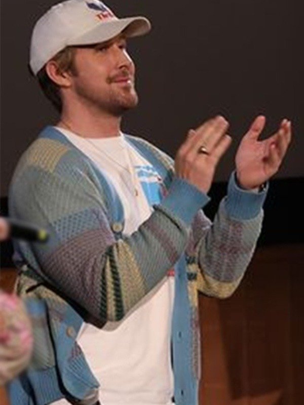 Ryan Gosling The Fall Guy Guinness World Record Cardigan