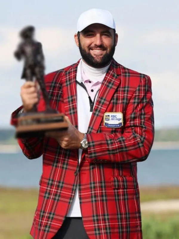 RBC Heritage Scottie Scheffler Plaid Jacket - Jacket Hub