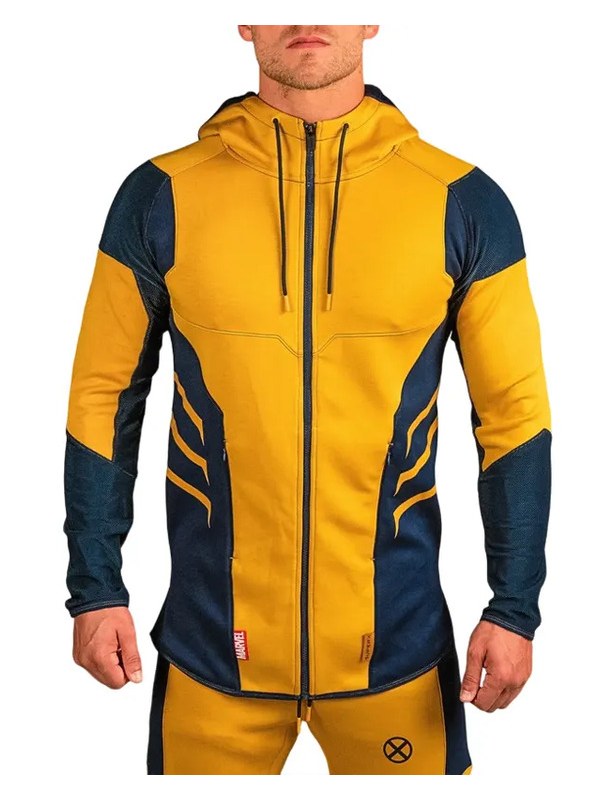 Yellow Wolverine Hoodie - Jacket Hub