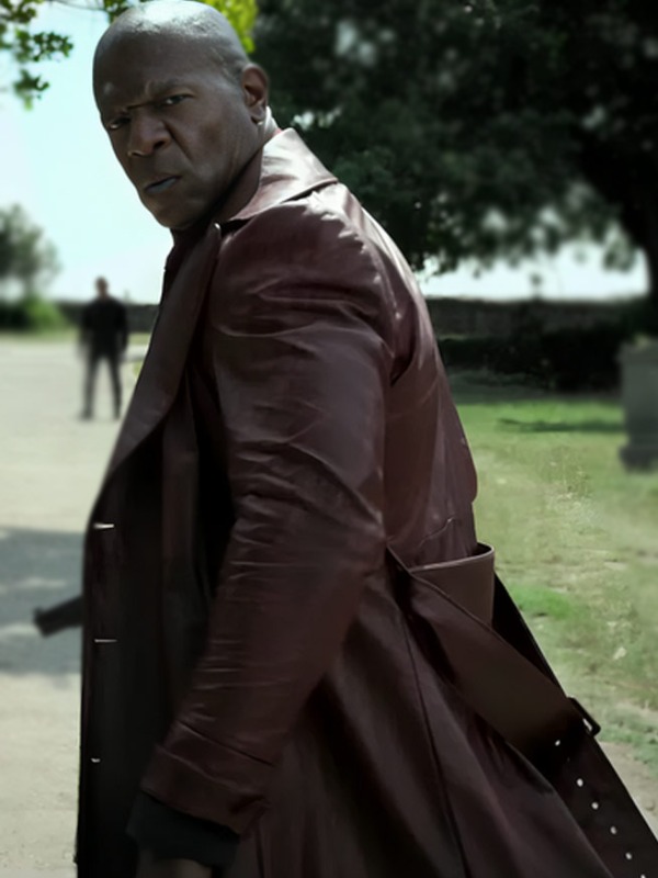 The Killer’s Game Terry Crews Maroon Trench Coat - Jacket Hub