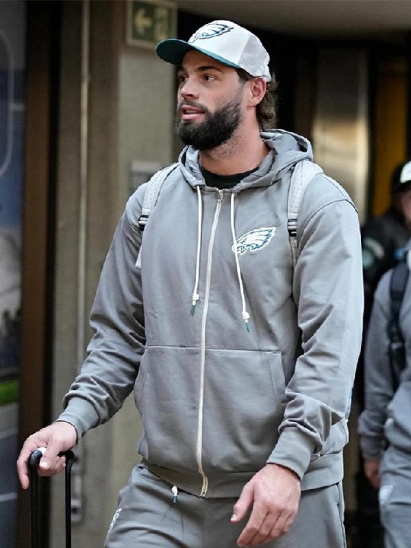 Philadelphia Eagles Grey Tracksuit | Free Shipping - Jacket Hub