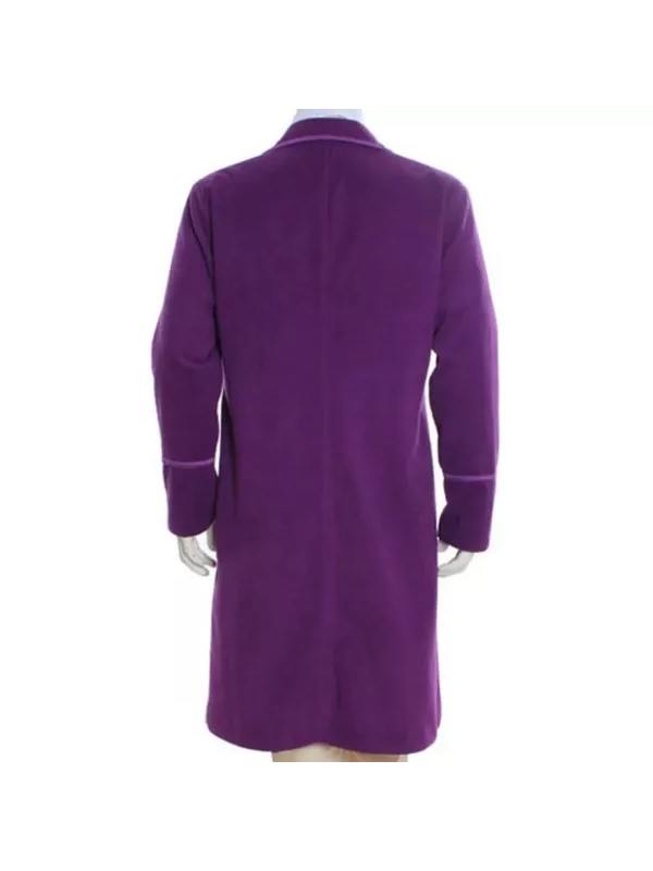 Willy Wonka Purple Coat | Timothée Chalamet Coat | Jacket Hub