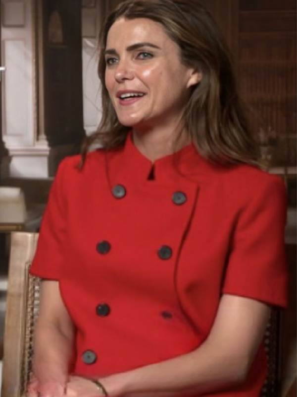 E! News Keri Russell Red Jacket - Jacket Hub