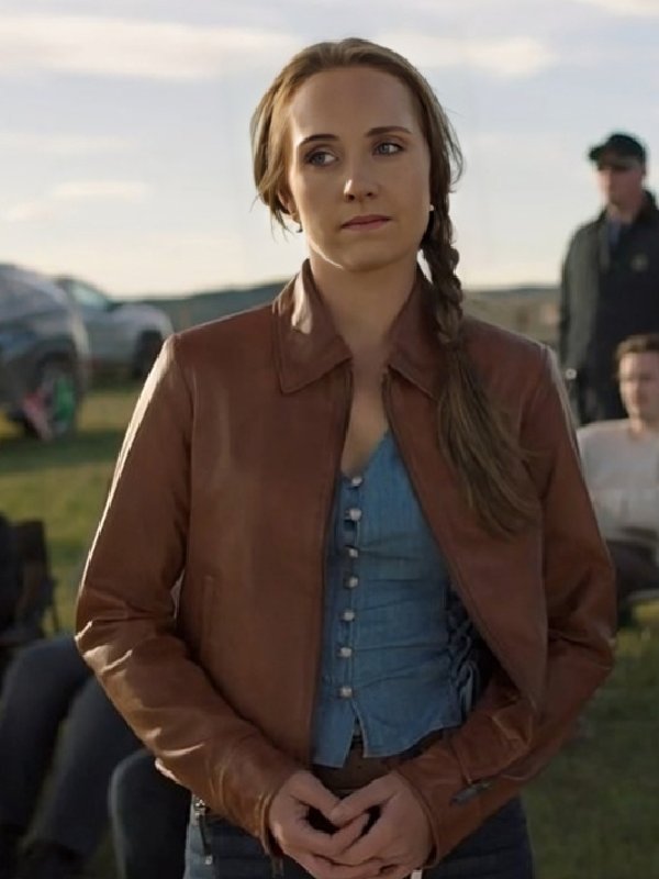 Heartland S018 Amber Marshall Leather Jacket - Jacket Hub