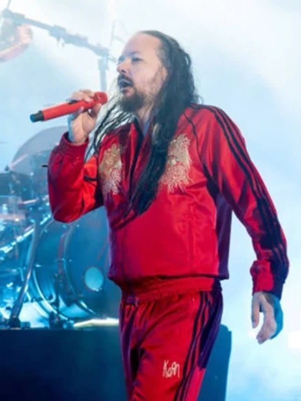 Jonathan Davis Red Tracksuit - Jacket Hub