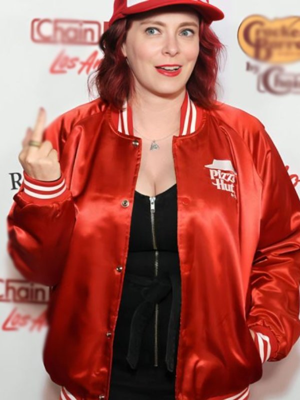 Rachel Bloom ChainFEST 2024 Red Jacket - Jacket Hub