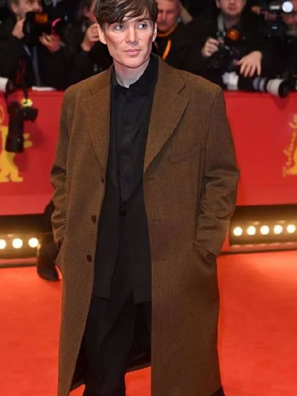 Small Things Like These Cillian Murphy Brown Coat - Jacket Hub