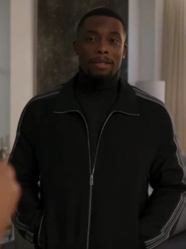 Power Book II Ghost S04 Cane Tejada Black Tracksuit - Jacket Hub