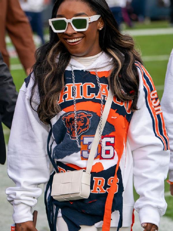 Simone Biles Chicago Bears 36 Hoodie - Jacket Hub