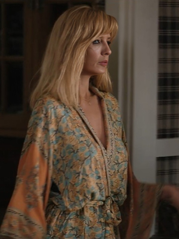 Yellowstone Beth Dutton Floral Robe - Jacket Hub