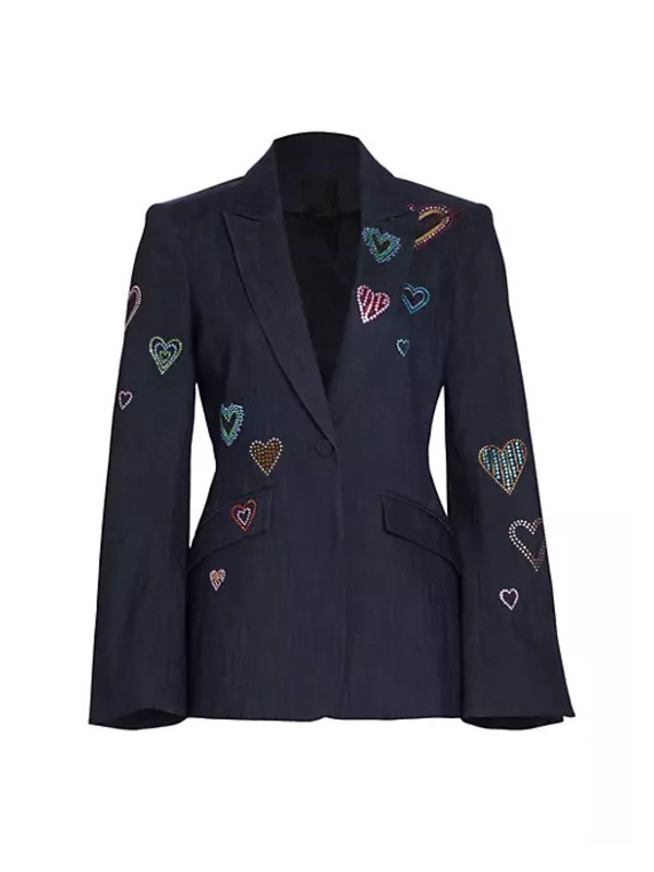 The Today Show 2024 Savannah Guthrie Heart Blazer - Jacket Hub