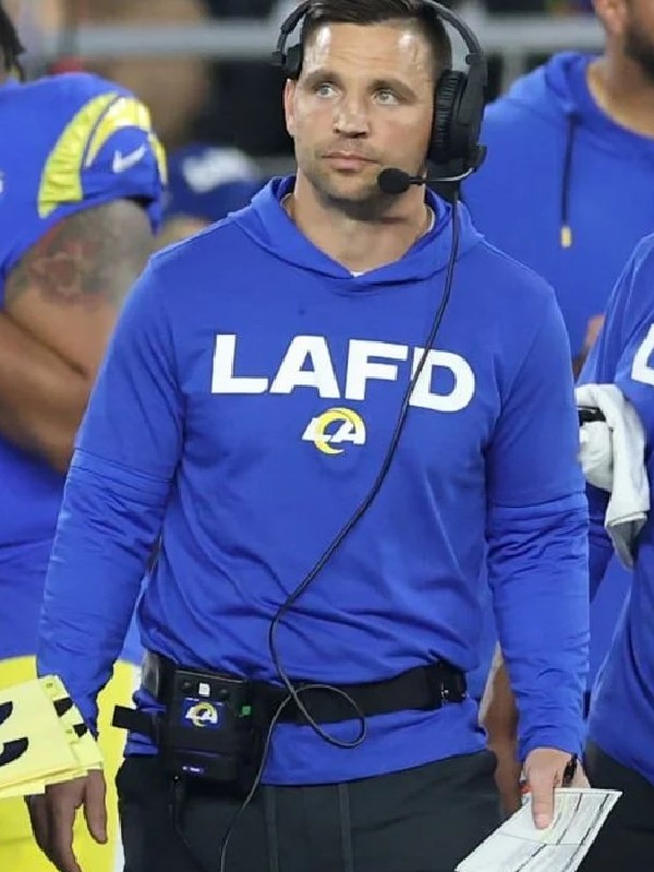 Chris Shula Blue LAFD Hoodie | Upto 50% Off - Jacket Hub