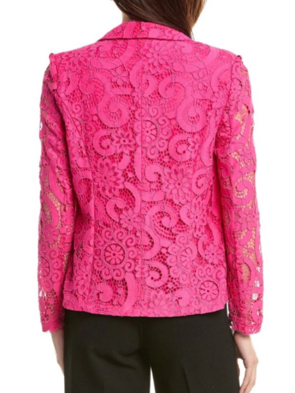 The Drew Barrymore Show Gayle Ward Pink Paisley Blazer
