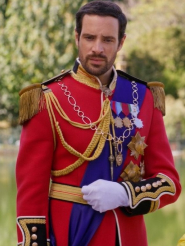 The Royal We Charlie Carrick Red Coat - Jacket Hub