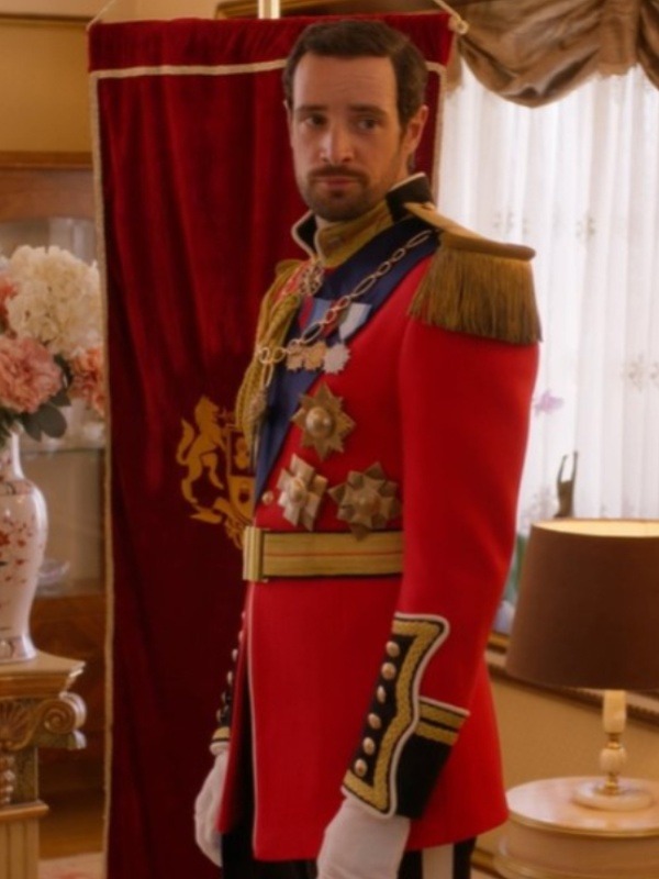 The Royal We Charlie Carrick Red Coat - Jacket Hub