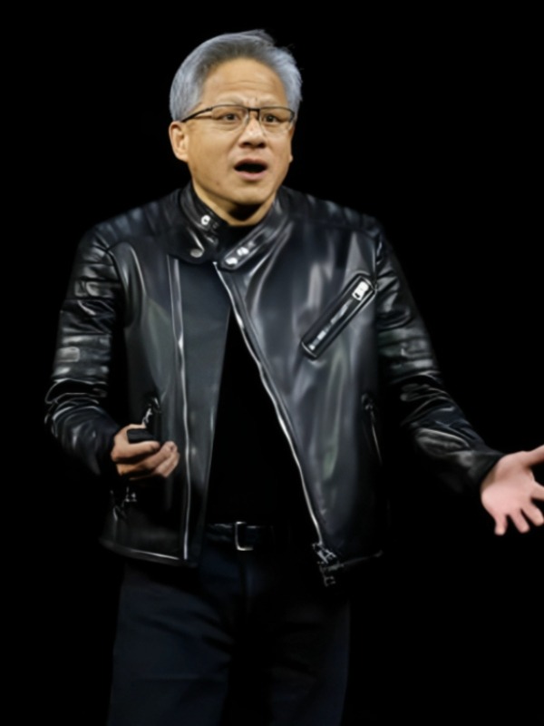 Nvidia CEO Jensen Huang Black Leather Jacket - Jacket Hub