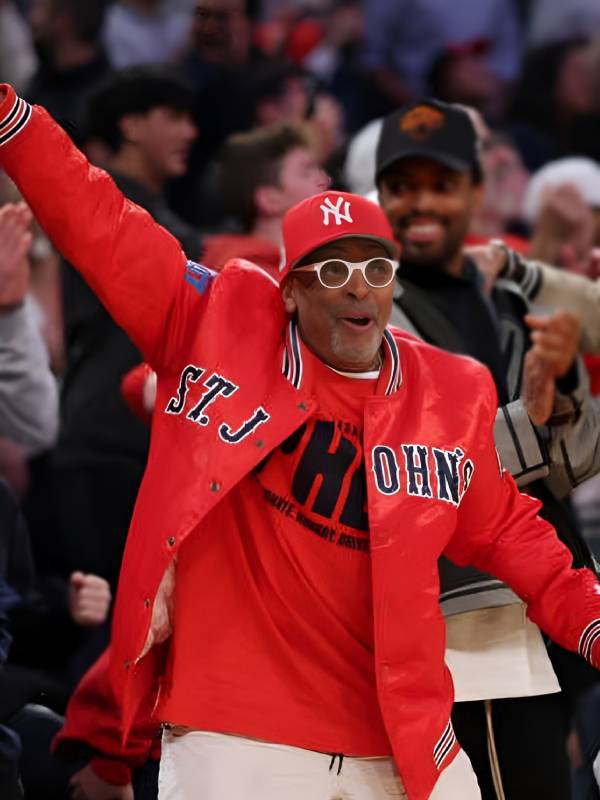 Spike Lee MSG NYC Red Letterman Jacket - Jacket Hub