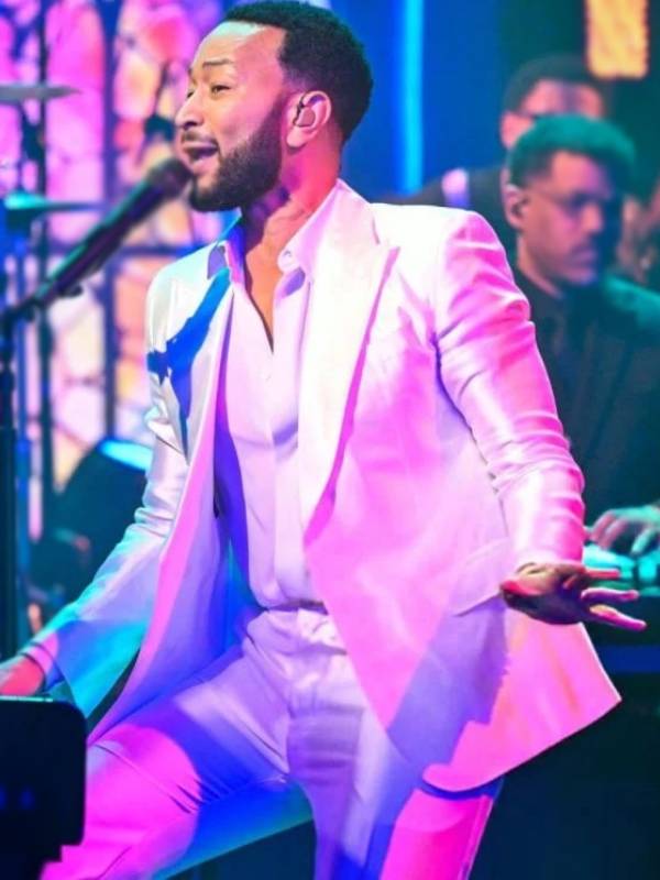 The Tonight Show Starring Jimmy Fallon John Legend White Suit