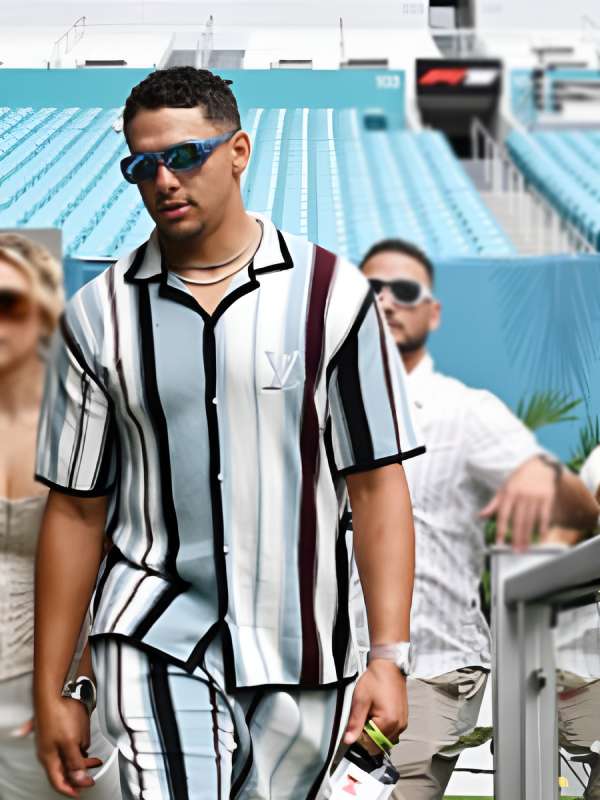 F1 Grand Prix of Miami 2025 Patrick Mahomes Strip Shirt