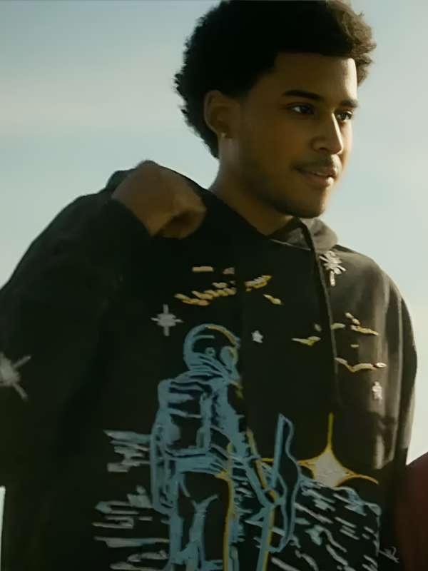 Forever S1 Michael Cooper Jr. Black Astronaut Hoodie