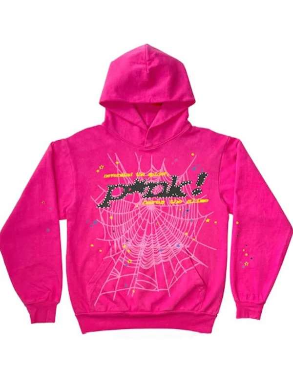Pink Spider Hoodie - Jacket Hub