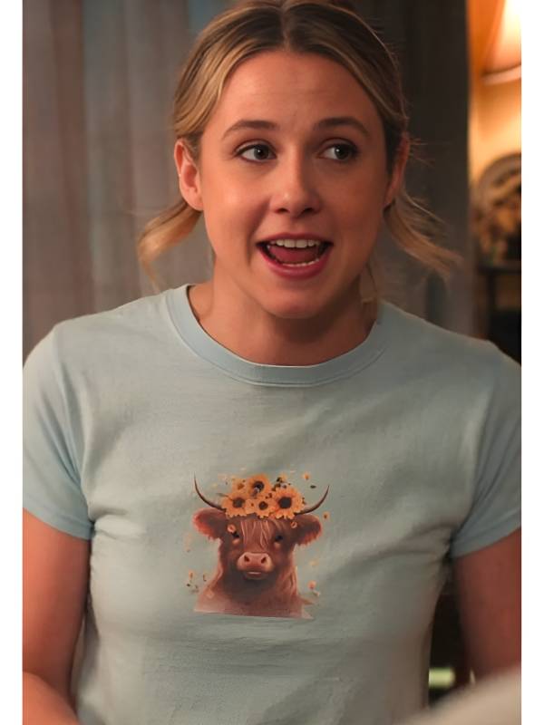 Adults 2025 Lucy Freyer Cow Graphic T-Shirt - Jacket Hub