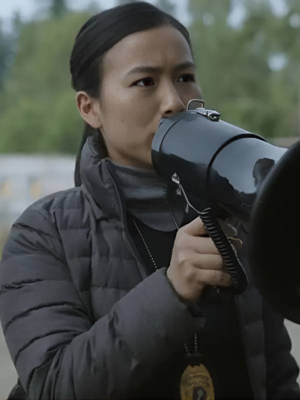 Peacemaker S02 Annie Chang Black Puffer Jacket
