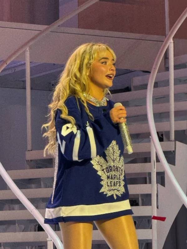 Sabrina Carpenter Toronto Maple Leafs Jersey - Jacket Hub