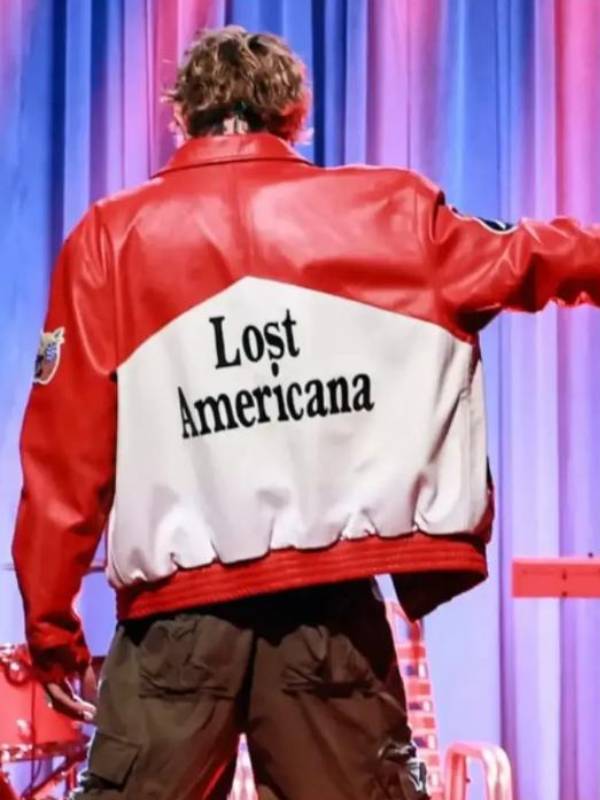 The Tonight Show MGK Lost Americana Red Jacket