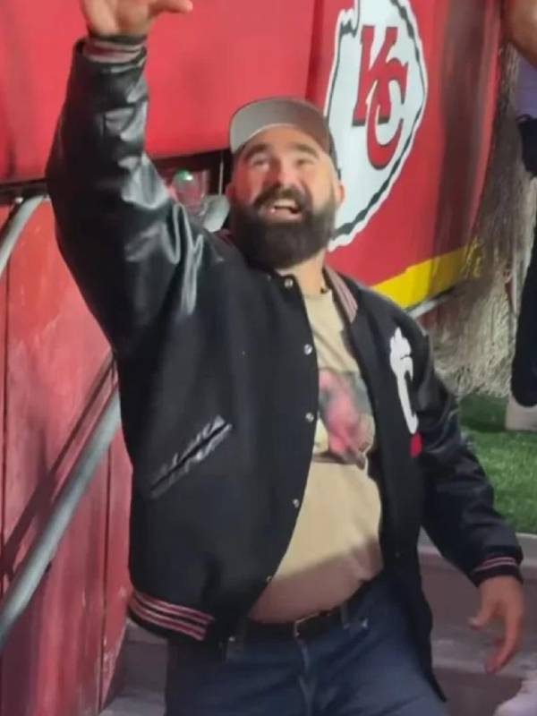 Jason Kelce Cincinnati vs Nebraska Game Jacket - Jacket Hub