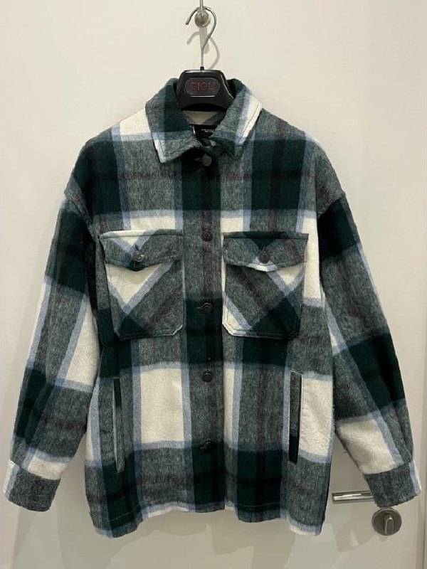 The Inheritance S01 Zara Green Checked Shirt Jacket