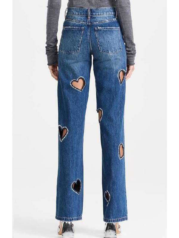 Real Housewives of Salt Lake City Bronwyn Newport Heart Cutout Pant