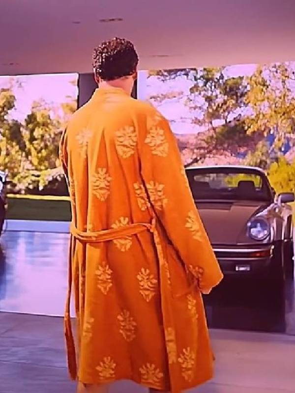 Seth Rogen Good Fortune 2025 Orange Robe - Jacket Hub