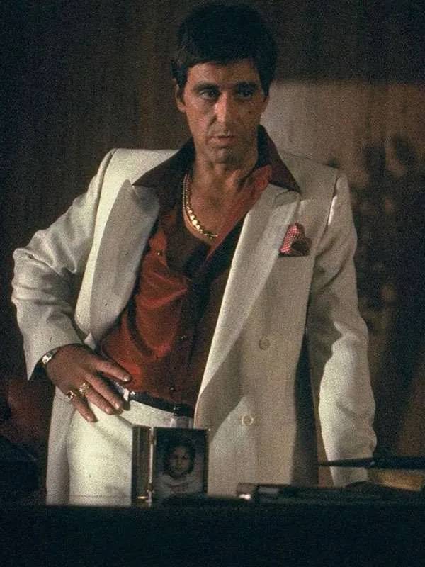 Tony Montana Scarface White Suit | 80s Style Suit