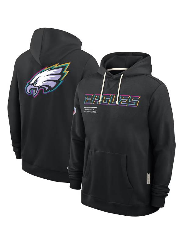 Philadelphia Eagles Black Crucial Catch Hoodie - Jacket Hub