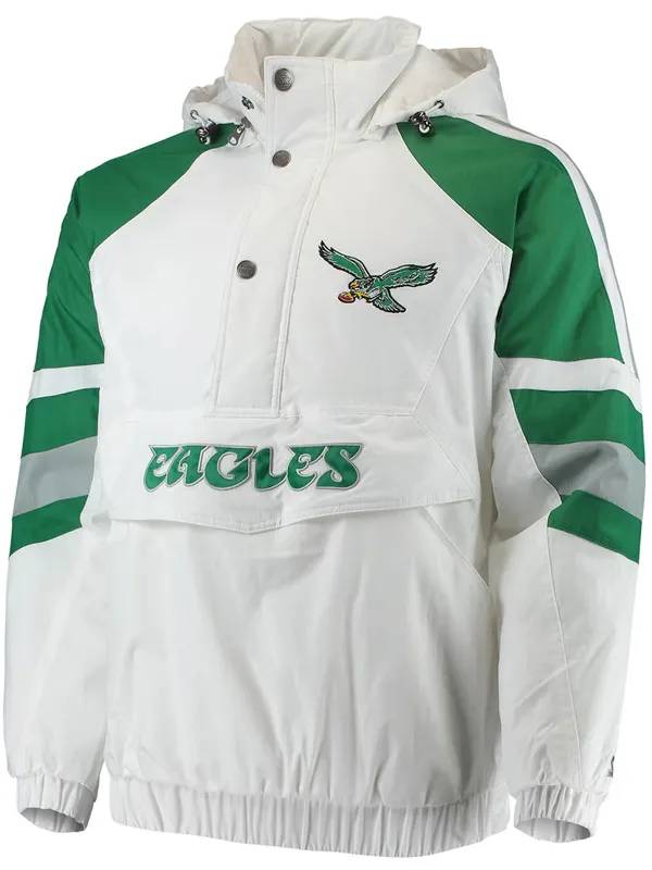 White Eagles Hooded Jacket - Jacket Hub