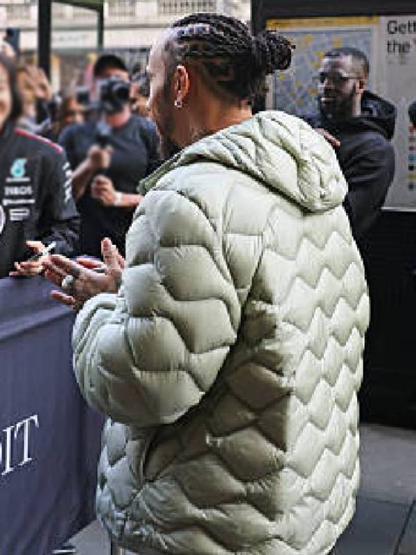 Lewis Hamilton Diamond Quilted Puffer Jacket - Jacket Hub