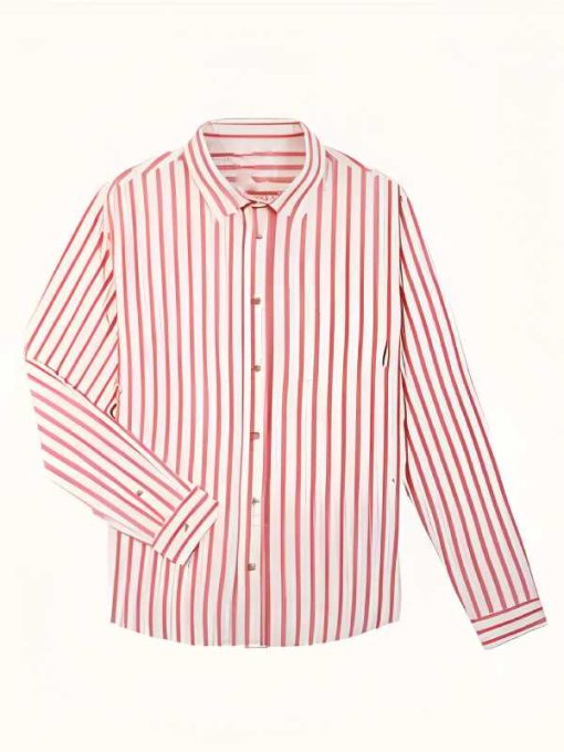 Emily In Paris Seaosn 5 Eugenio Franceschini Red Striped Shirt