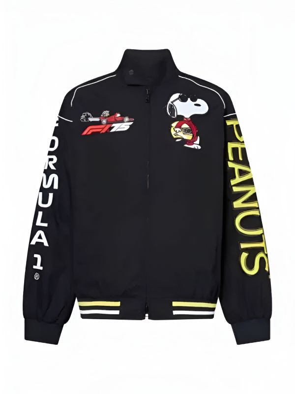 Formula 1 x Peanuts F175 Snoopy Dog Black Racing Jacket