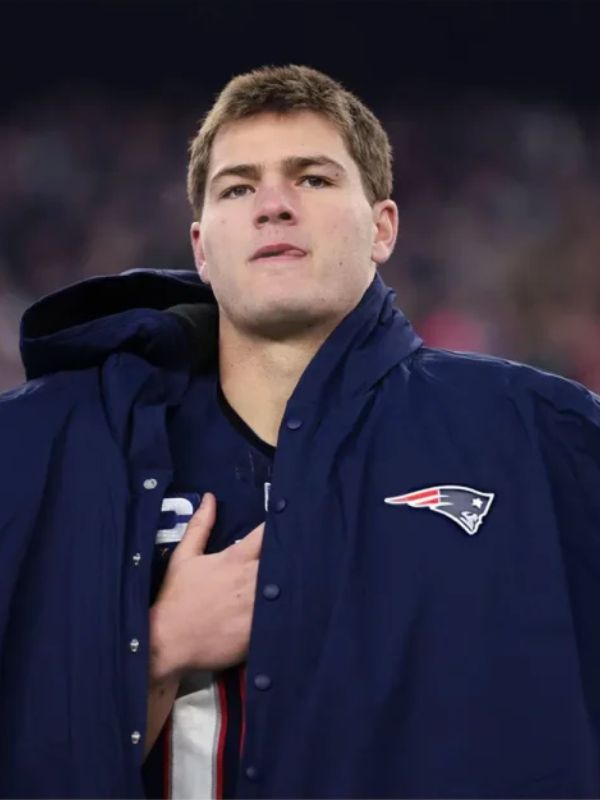 New England Patriots Drake Maye Cape Coat - Jacket Hub
