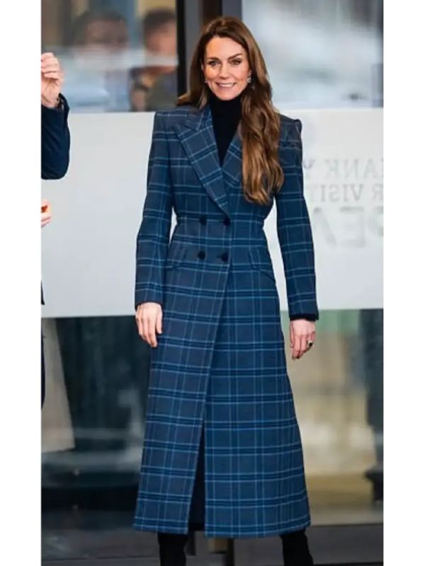 Kate Middleton Scotland Visit 2026 Tartan Coat - Jacket Hub