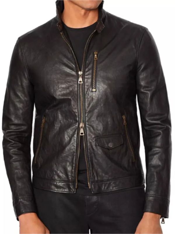 CIA 2026 Tom Ellis Black Leather Jacket - Jacket Hub