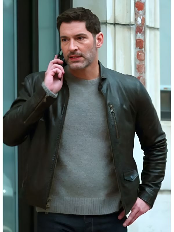 CIA 2026 Tom Ellis Black Leather Jacket - Jacket Hub