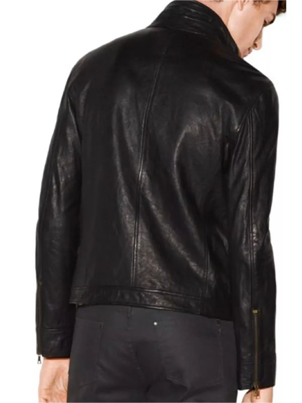 CIA 2026 Tom Ellis Black Leather Jacket - Jacket Hub