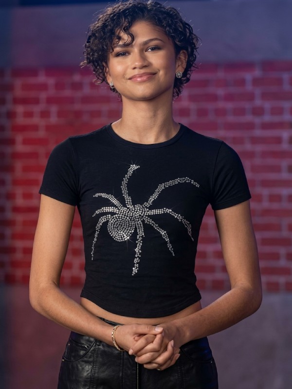 Spider-Man Brand New Day Press Tour 2026 Zendaya Spider T-Shirt